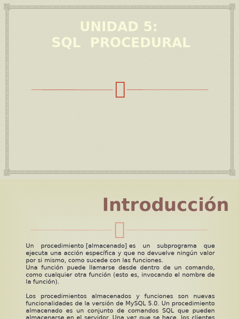 Unidad 5 - Funciones y Triggers (Exposicion) | PDF | Programación de computadoras | SQL