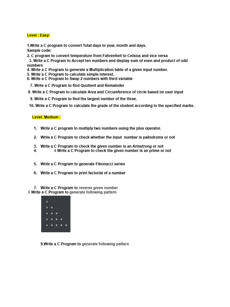 Programming - Question Bank For TYL IAT - 1 | PDF