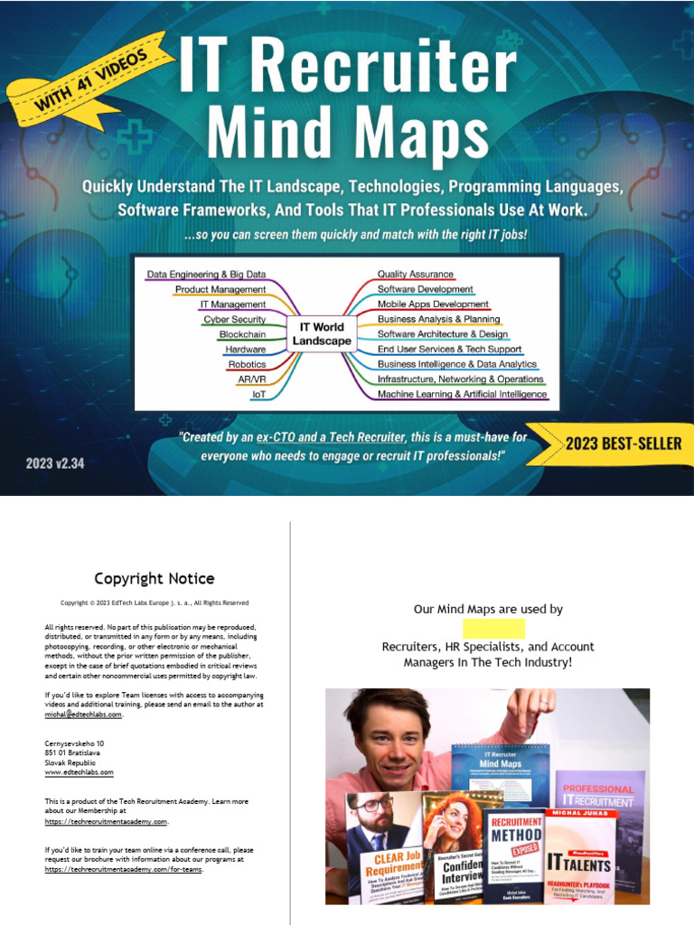 IT Recruiter Mind-Maps - Booklet v2.0 - SAMPLE 2023-03 | PDF | Cloud ...
