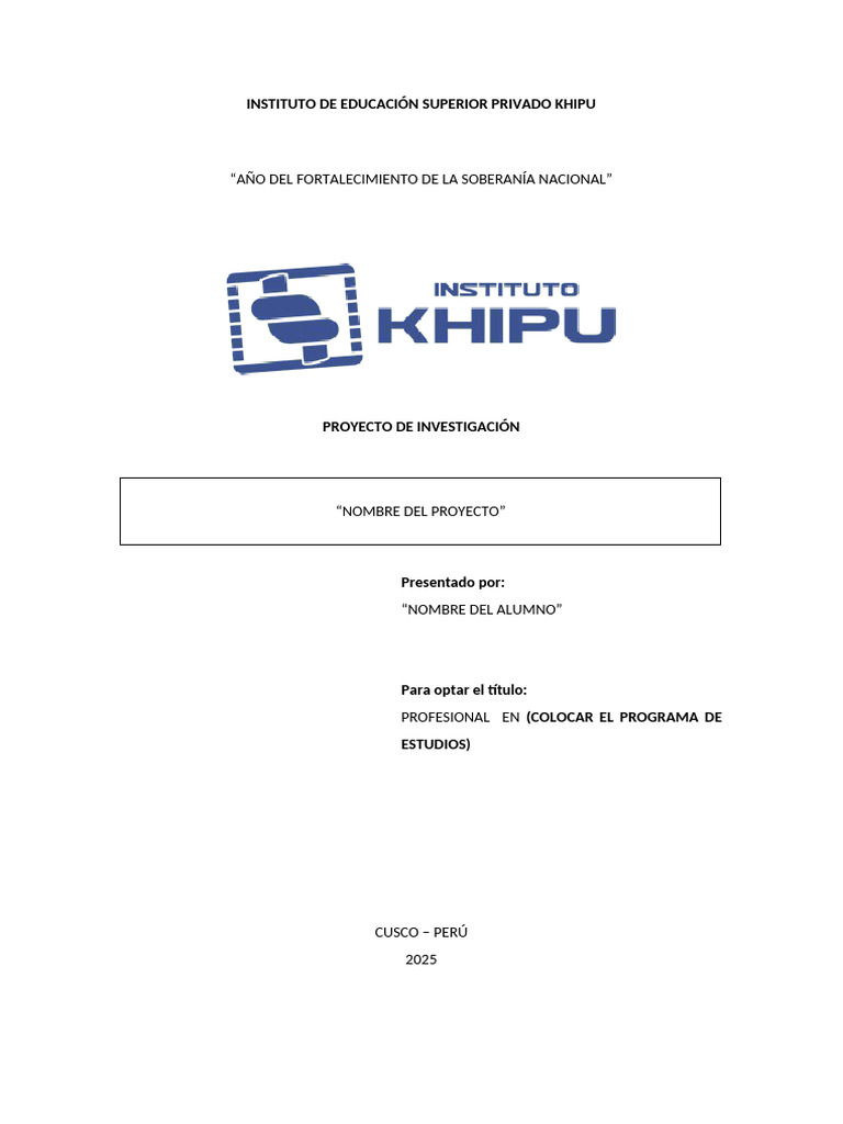 Esquema - Proyectos de Investigacion Aplicada - Pcil | PDF | Comillas | Escritura