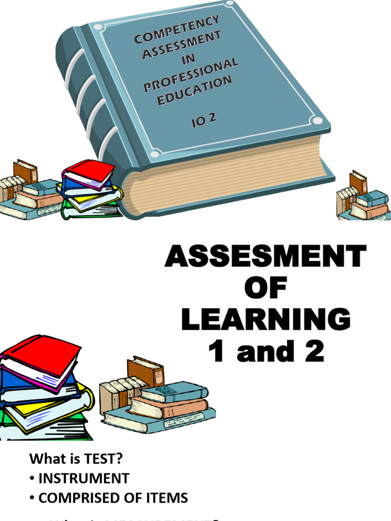 Assessment of Learning | PDF | Educational Assessment | Validity ...