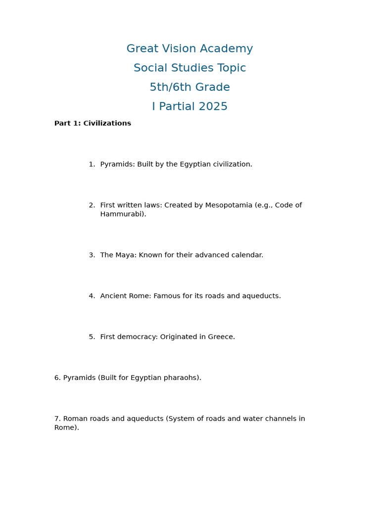 Social Studies Topic | PDF