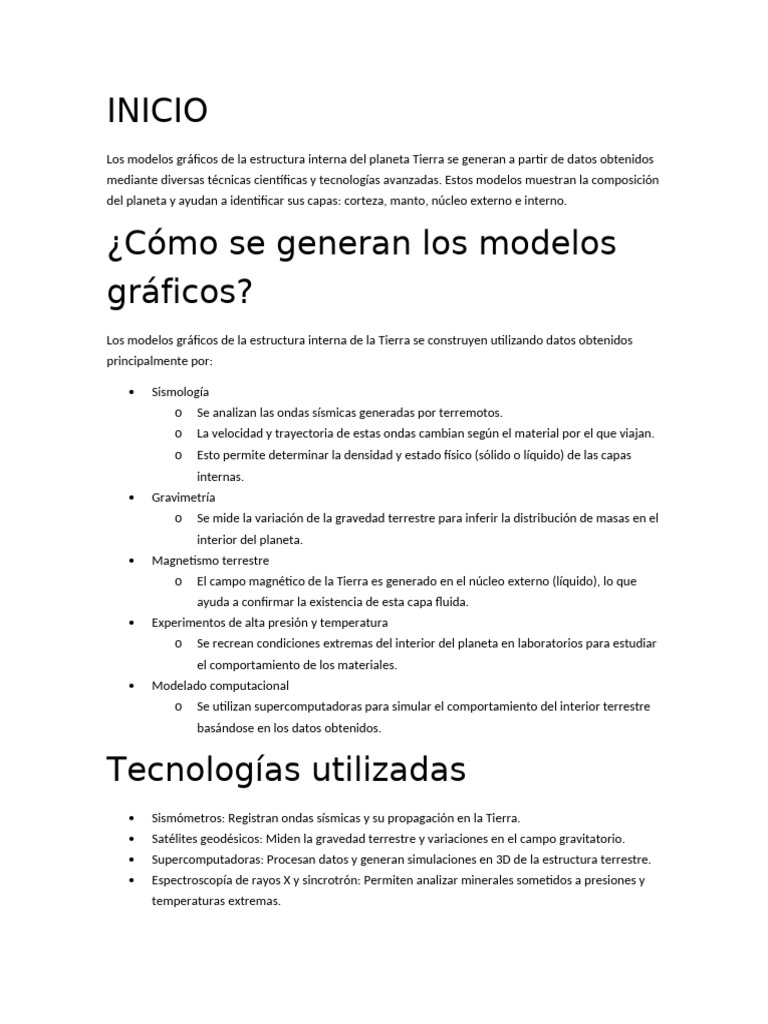 Modelos Planetarios | PDF | Tierra | Núcleo planetario
