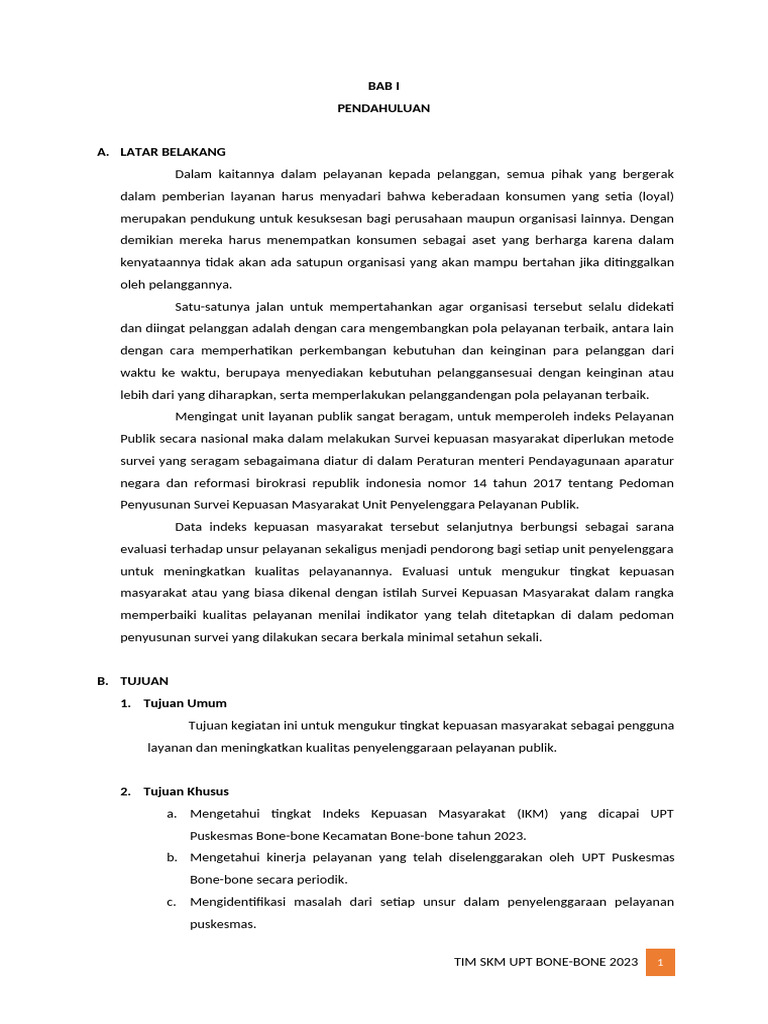 Laporan Hasil SKM 2023 rev | PDF