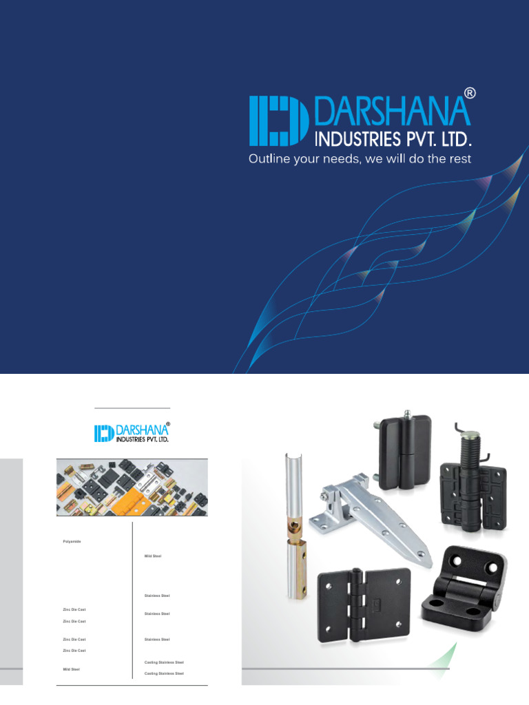 DHFMS Hinge Types and Specifications | PDF | Insulator (Electricity ...
