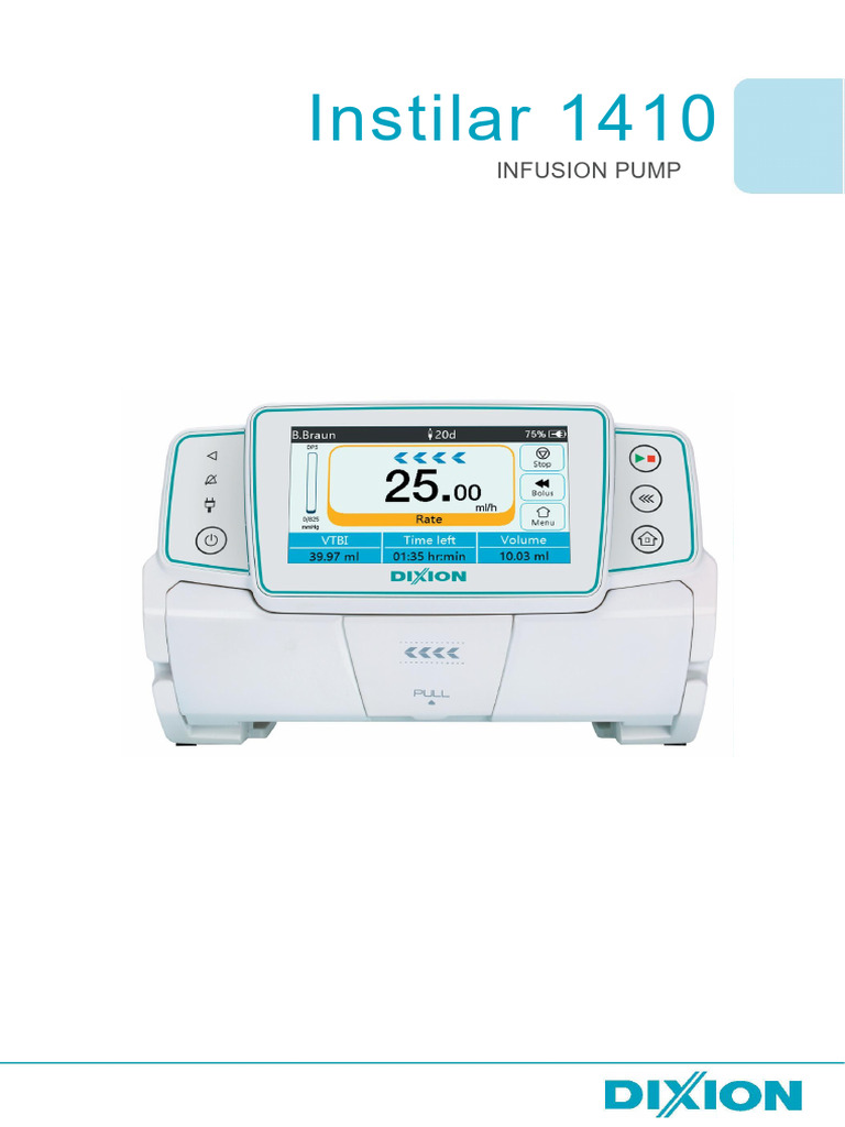 Instilar 1410 Infusion Pump Features | PDF | Intravenous Therapy | Flow ...