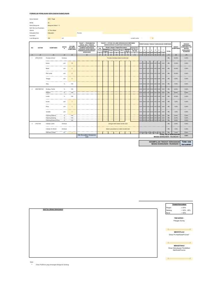 Alt.C Form-Identifikasi-Kerusakan-Sekolah - 3lt Atau Lebih - XLSX ...