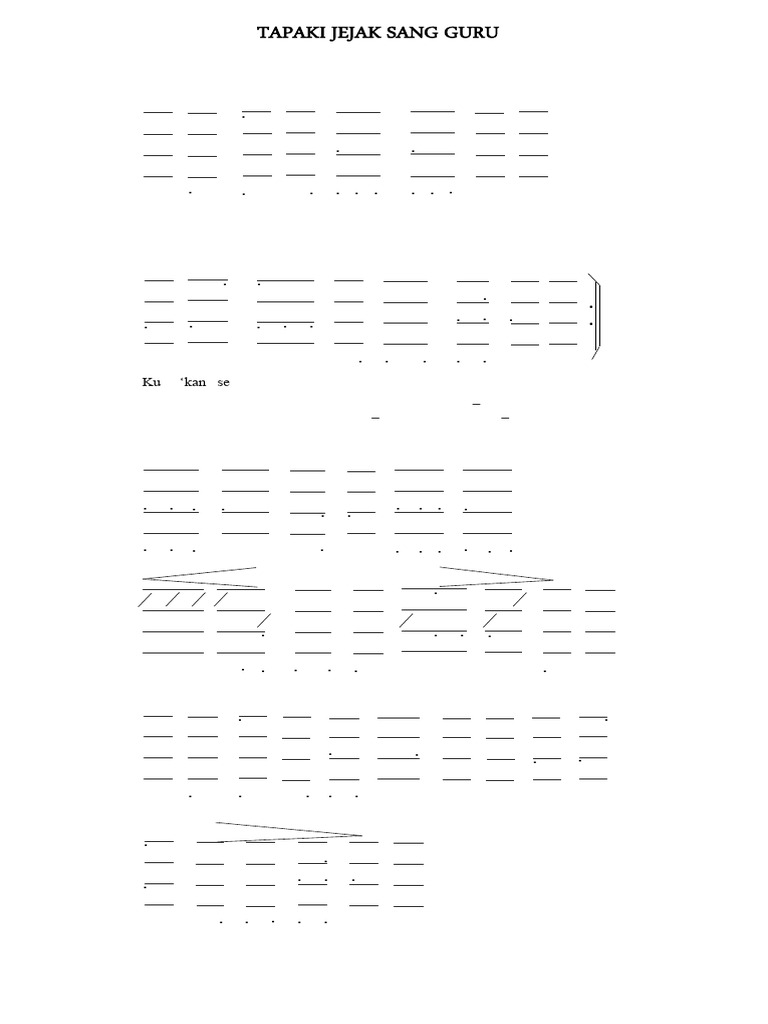 Tapaki Jejak Sang Guru-Yosef Uran, JR | PDF