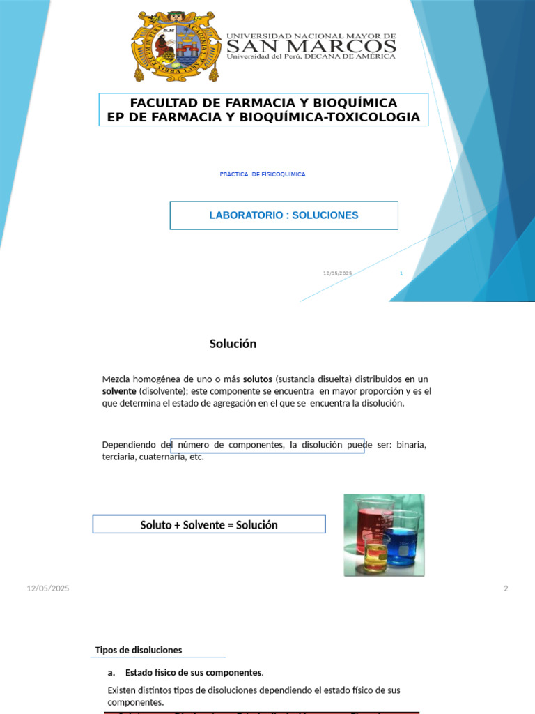 Pract 3 Soluciones | PDF | Concentración | Electrólito