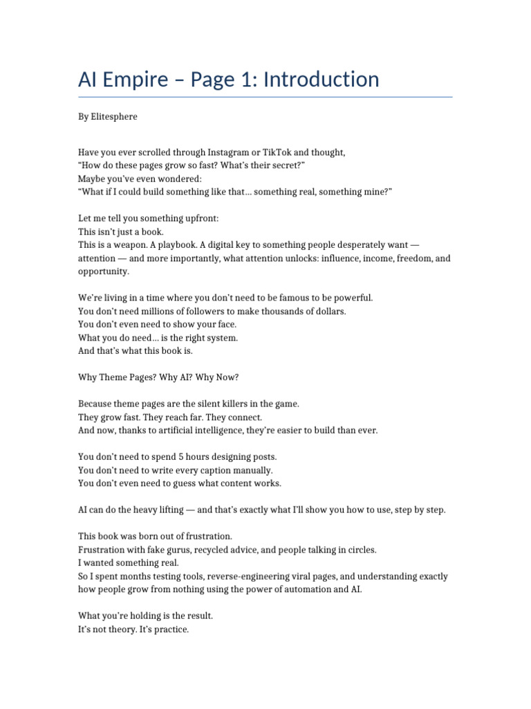 AI Empire Page 1 Rewritten | PDF | Cognition | Cognitive Science