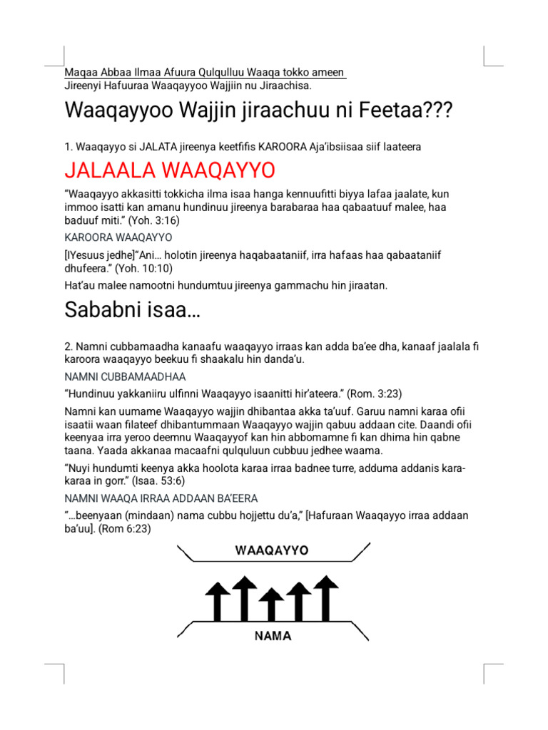 Jireenya Afuura | PDF