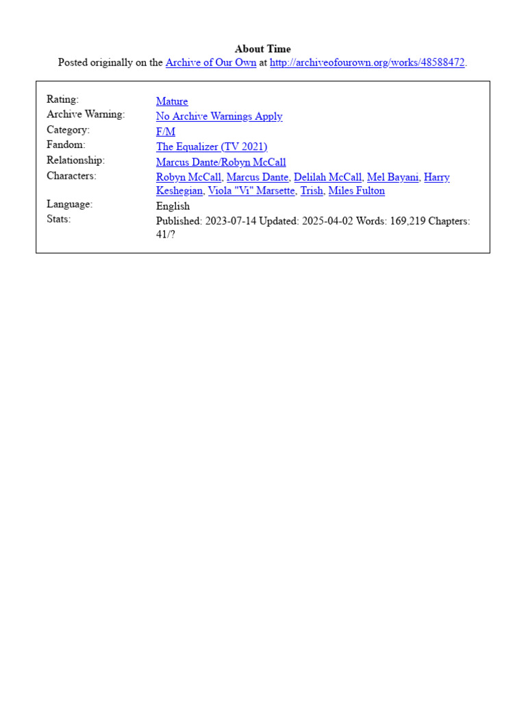 About Time | PDF