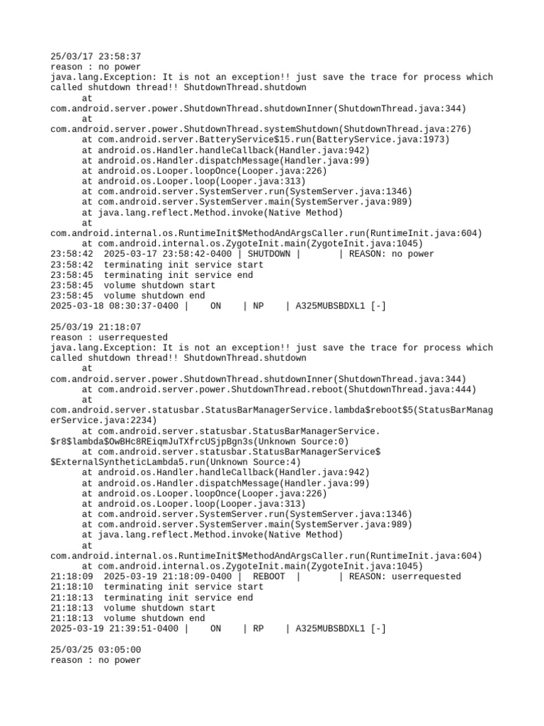 Power Off Reset Reason Backup | PDF | Computing | Computing Platforms