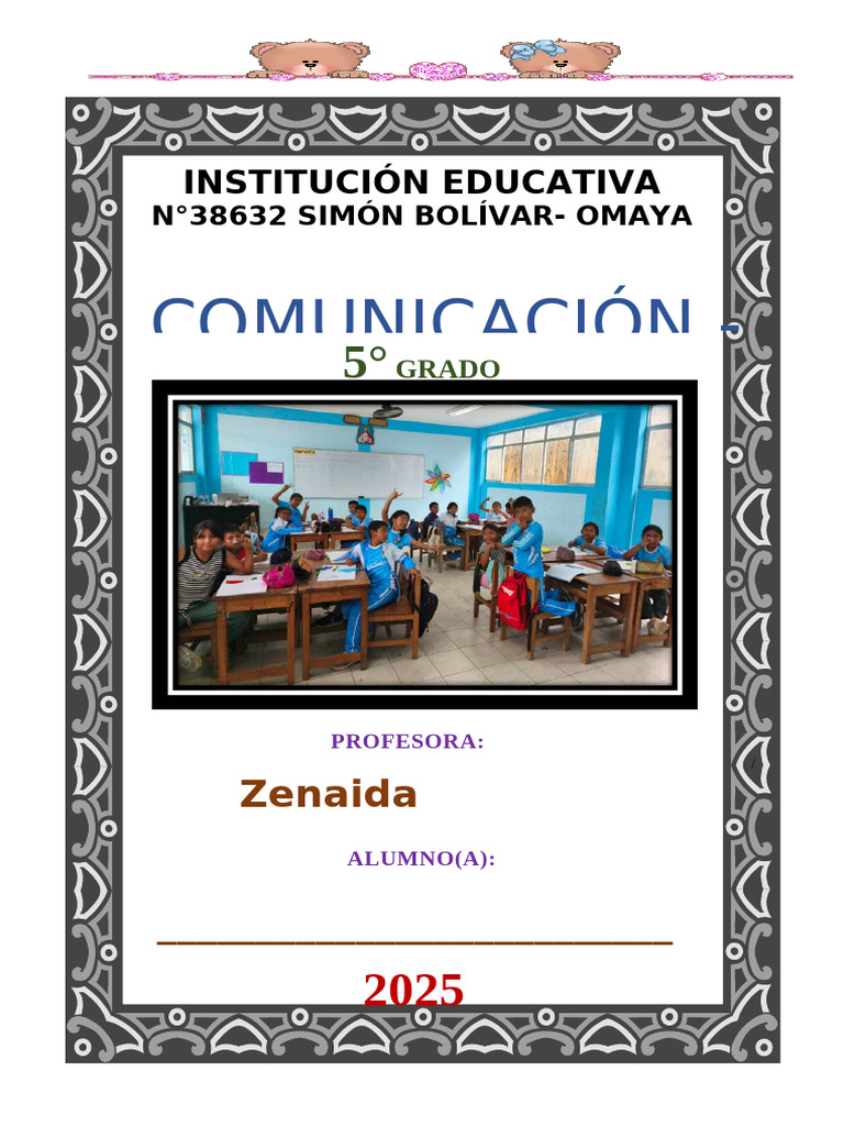 CARATULAS Comunicación 2 | PDF