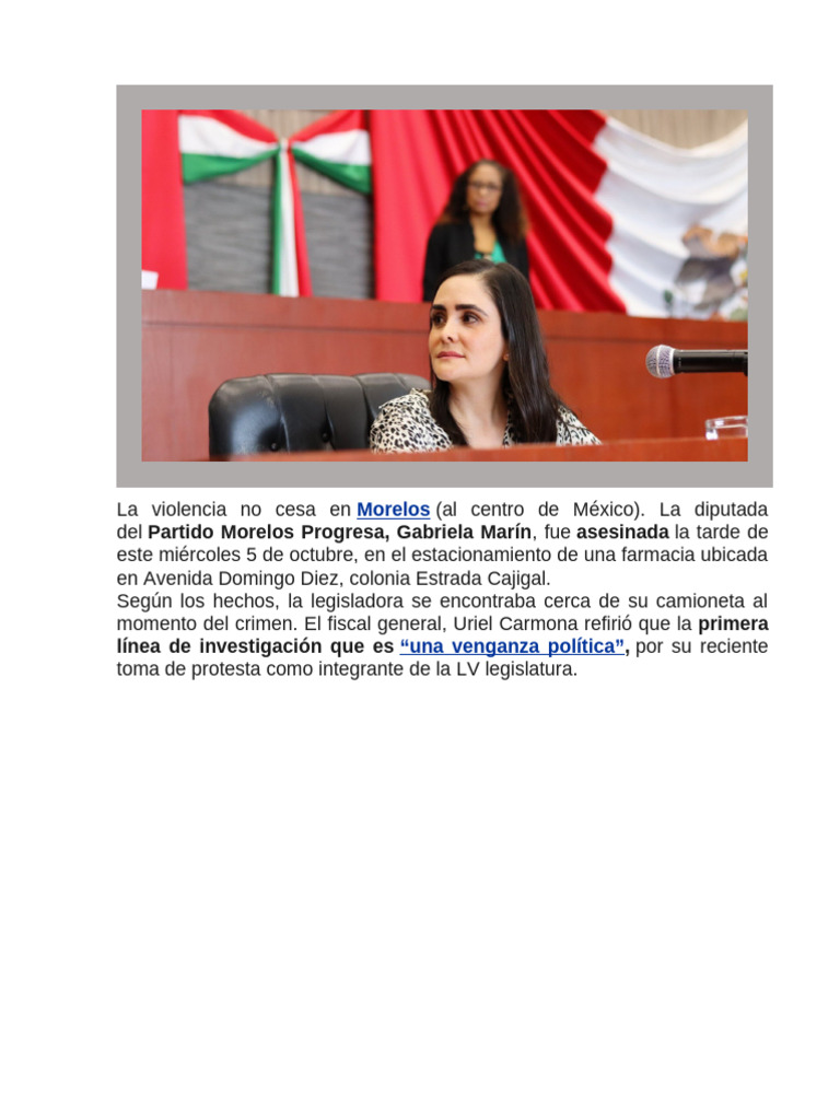 Material para Ofrenda Feminicidio | PDF | Crímenes | Crimen y violencia