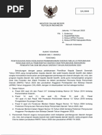 Edaran Perubahan RKPD 2025 Dan Perubahan Renja PD Tahun 2025 | PDF