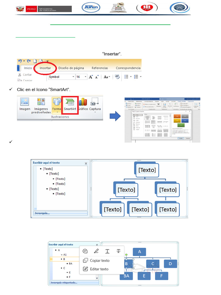 Word Con Smartart y Wordart | PDF