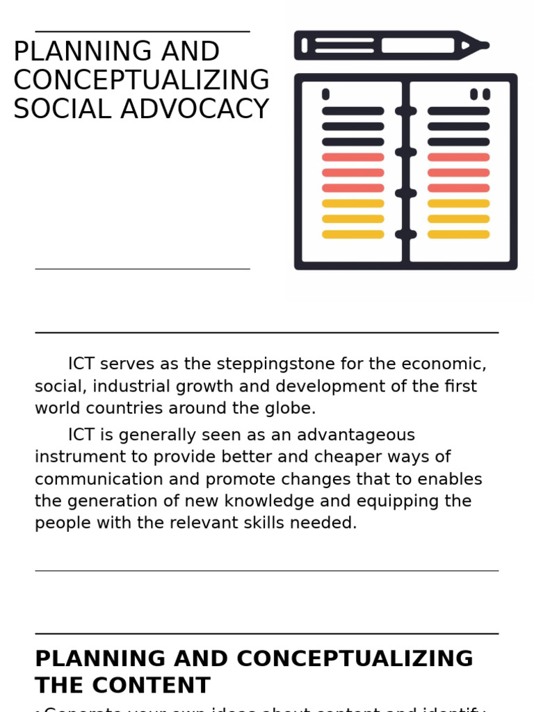 Social Advocacy Concept Paper Guide | PDF | Goal | Information And ...