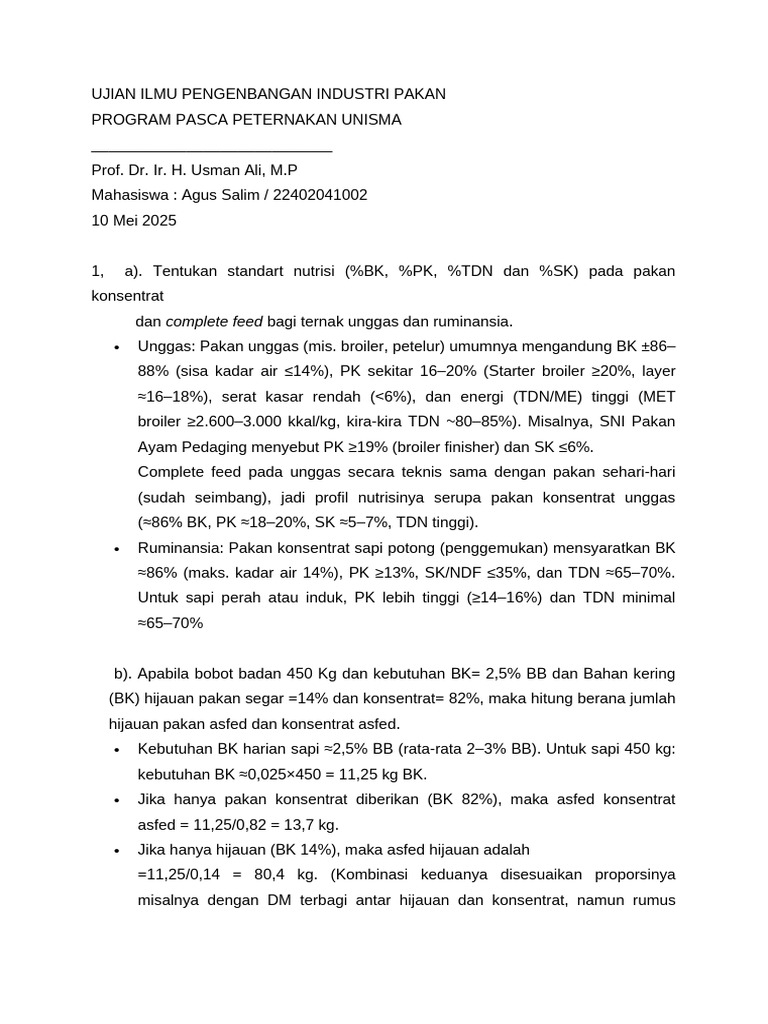 Resume Industri Pakan 24 | PDF