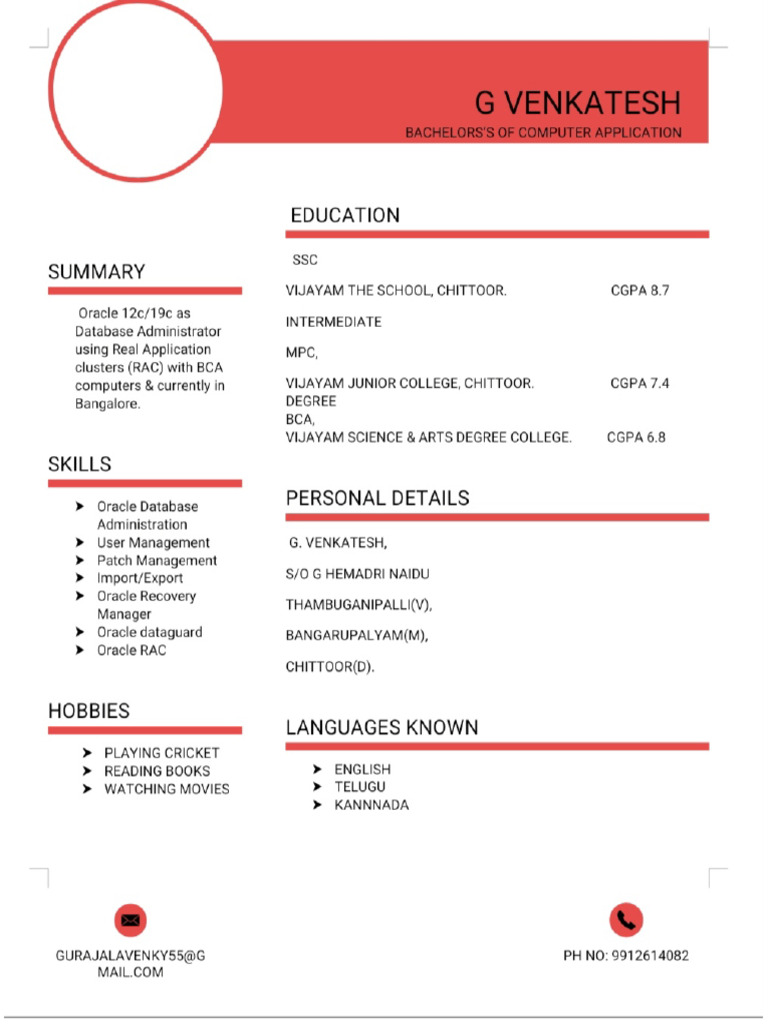 Venkatesh New | PDF
