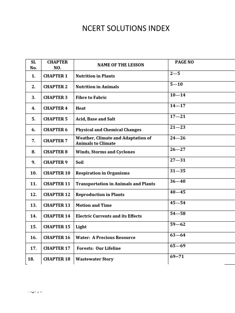 Class 7 NCERT Solutions | PDF | Digestion | Soil