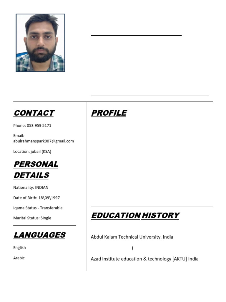 Work Permit Receiver - CV | PDF | Business | Safety