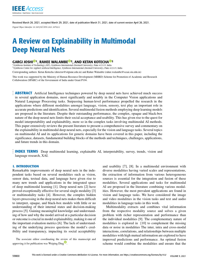 A_Review_on_Explainability_in_Multimodal | PDF | Artificial ...