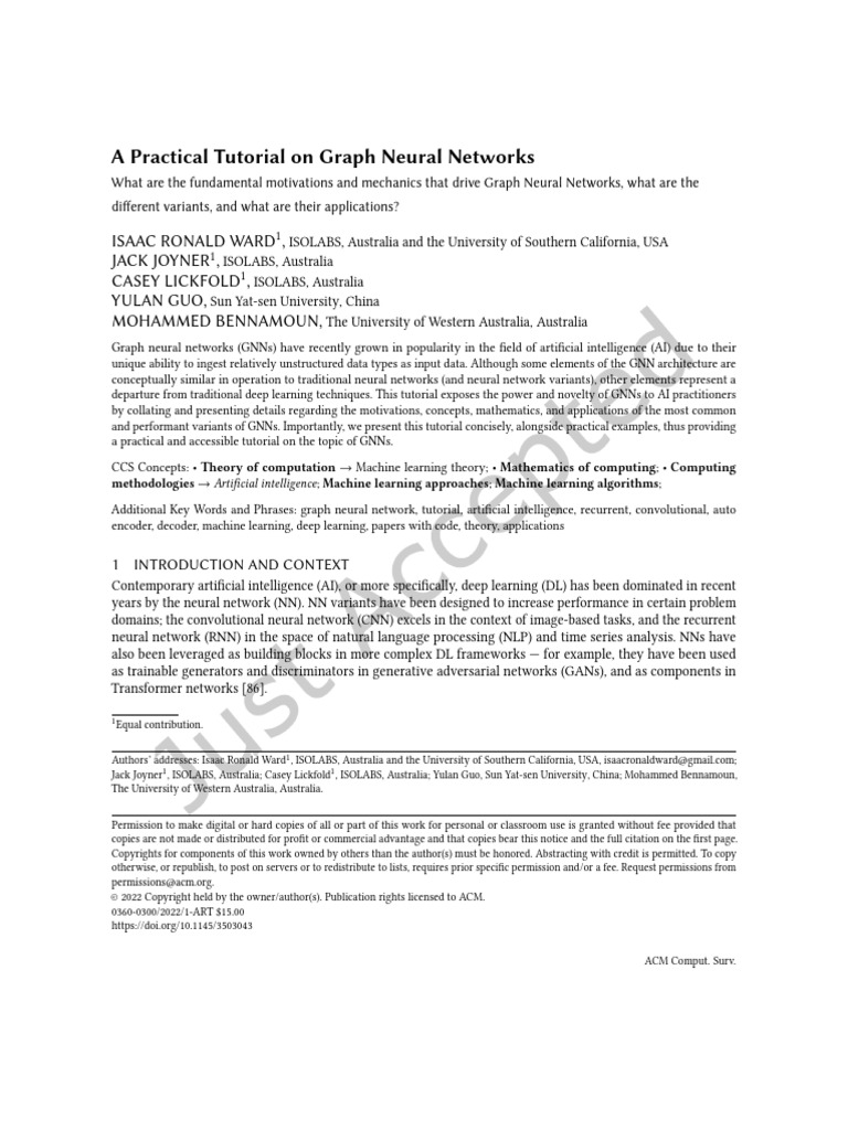 A_Practical_Tutorial_on_Graph_Neural_Net | PDF | Vertex (Graph Theory ...