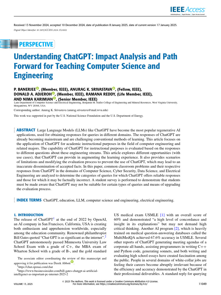 Understanding ChatGPT Impact Analysis and Path Forward For Teaching ...