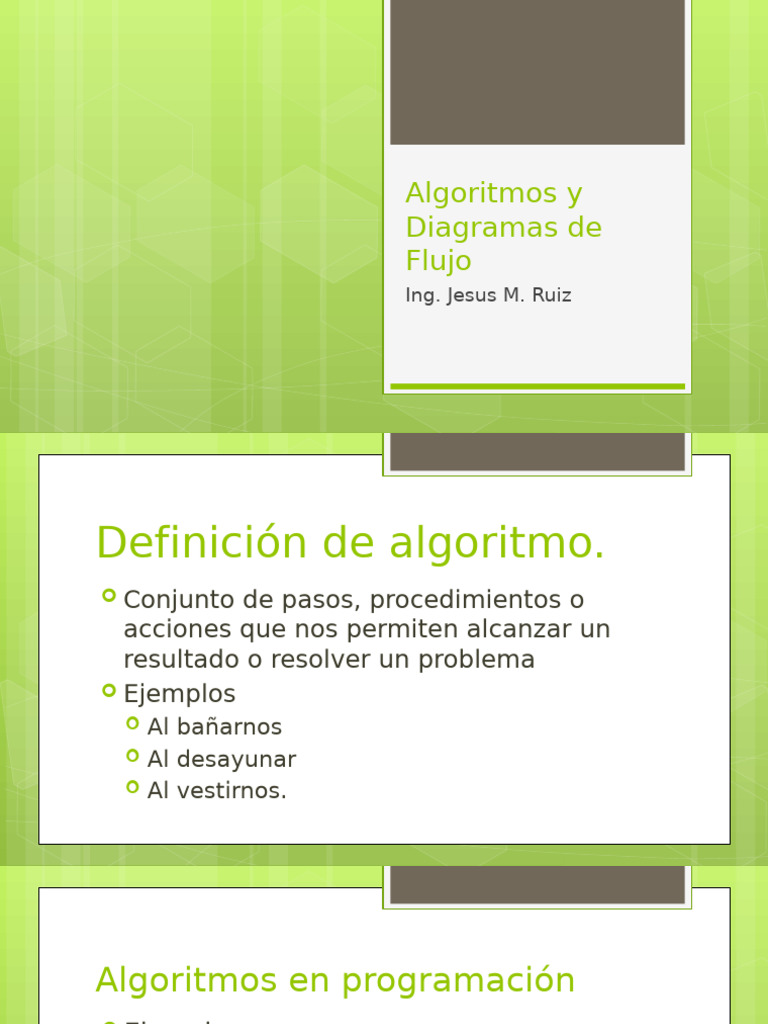 Algoritmos y Diagramas de Flujo | PDF | Algoritmos | Matemáticas Aplicadas