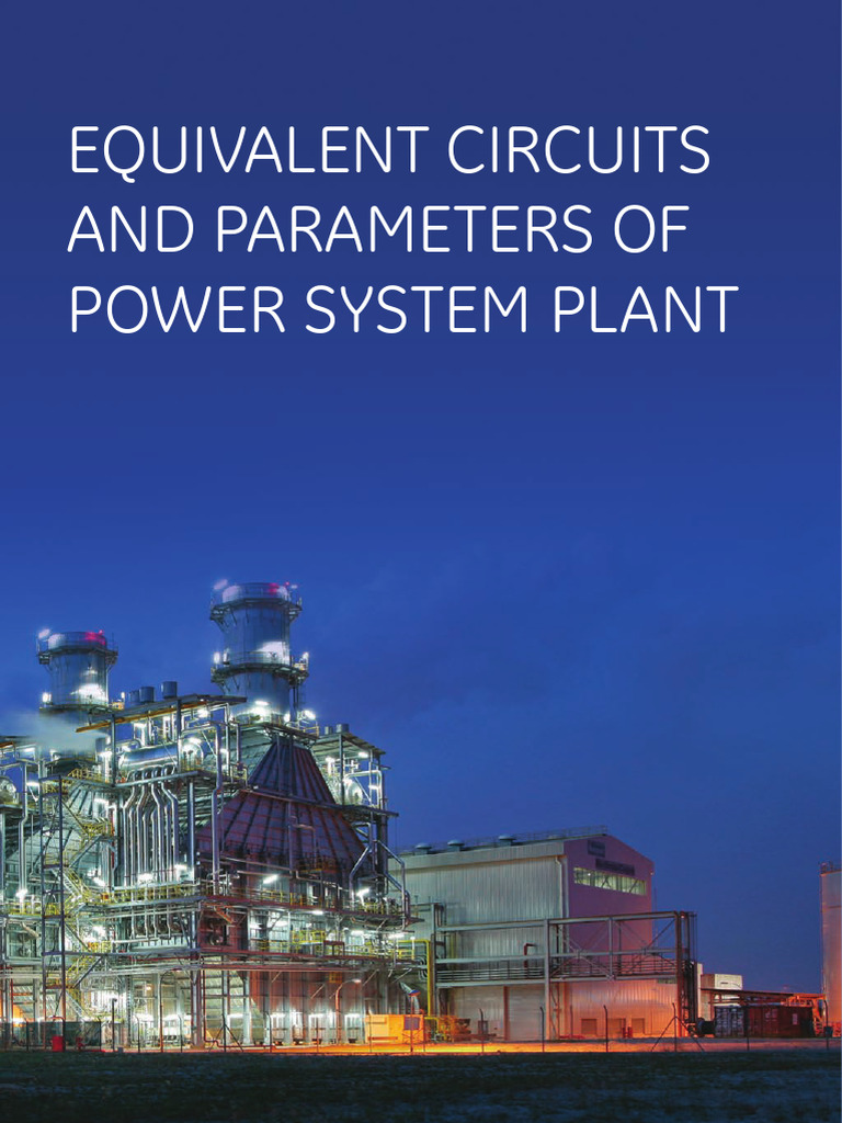 Chapter-5 Equivalent Circuits and Parameters of Power System Plant | PDF | Electric Generator ...