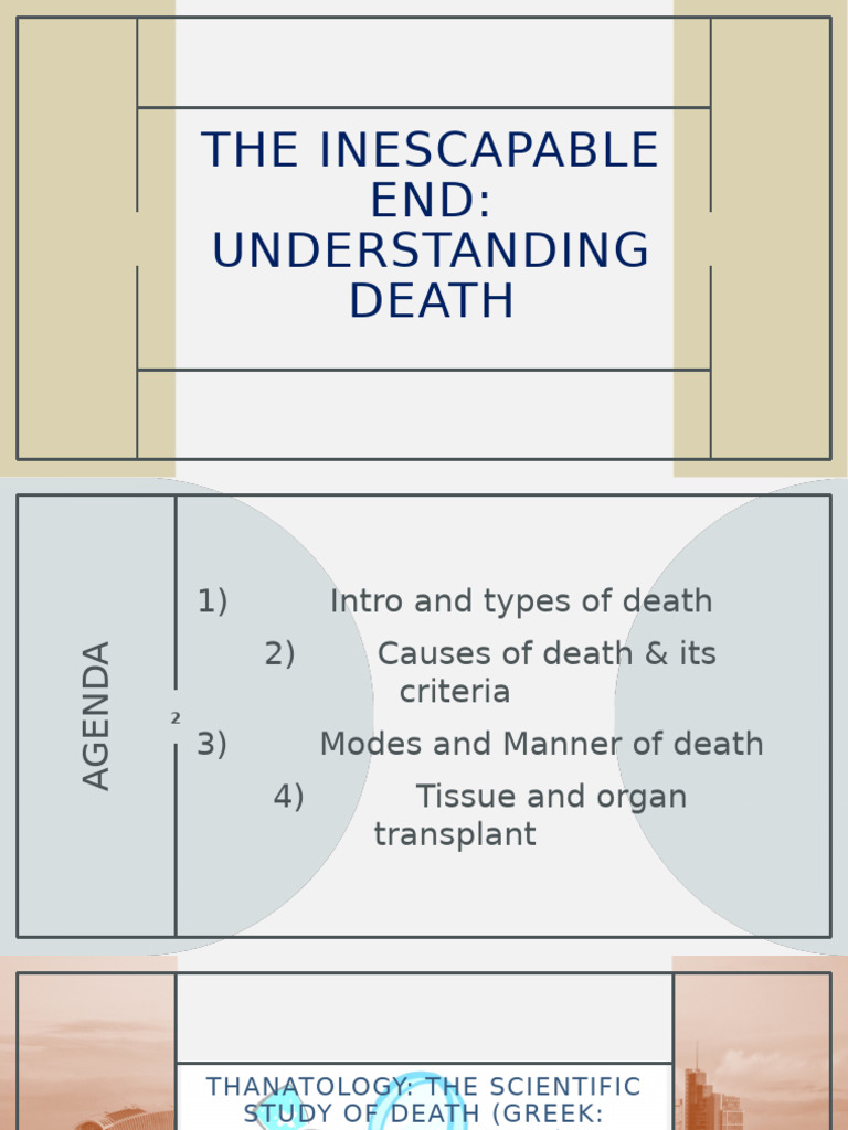 DEATH and Its Causes | PDF | Death | Organ Transplantation