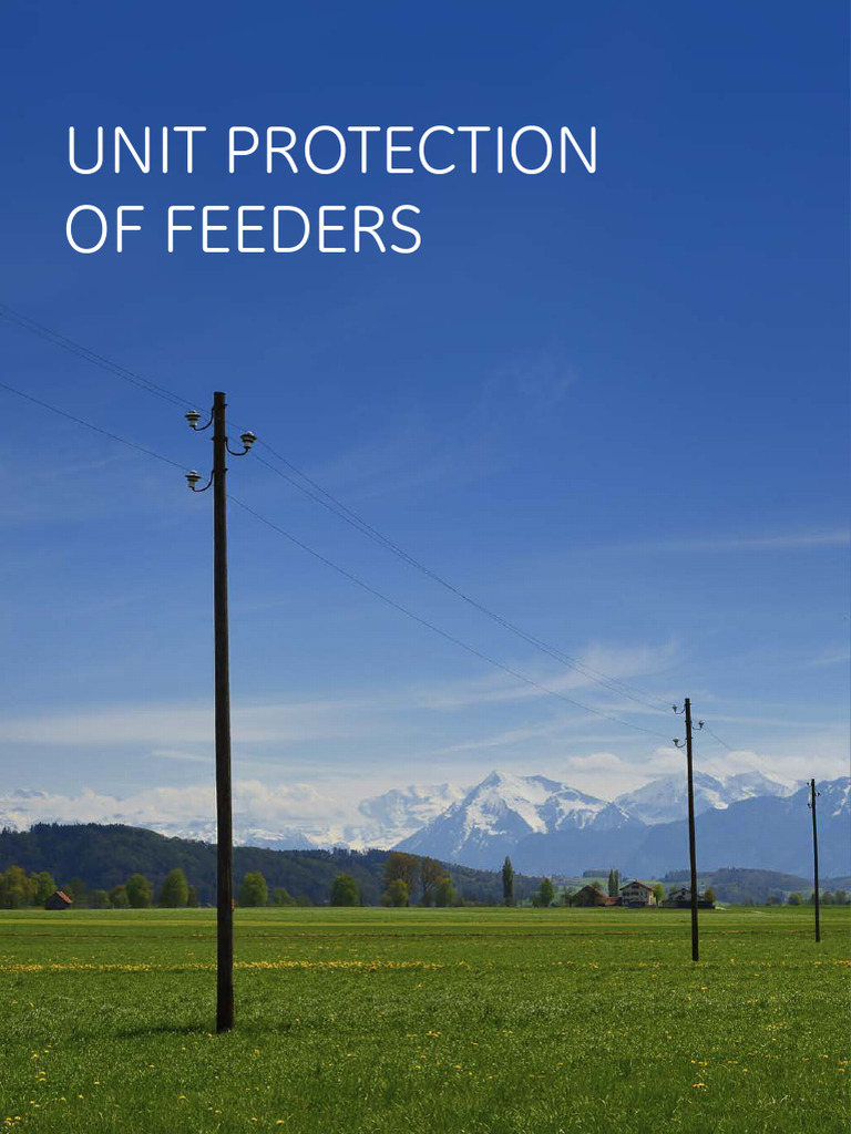 Chapter-10 UNIT PROTECTION OF FEEDERS | PDF | Transformer | Relay