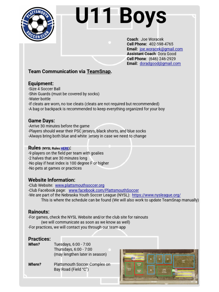 U11 Boys Spring 2025 | PDF