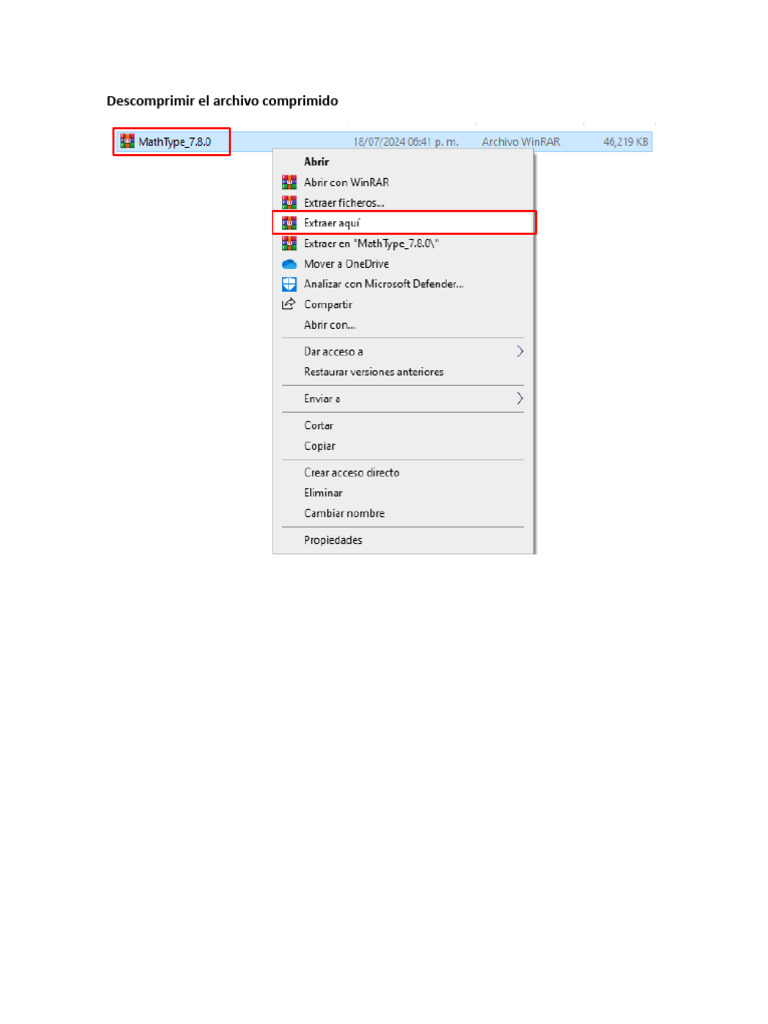 Manual de Instalación de MathType | PDF