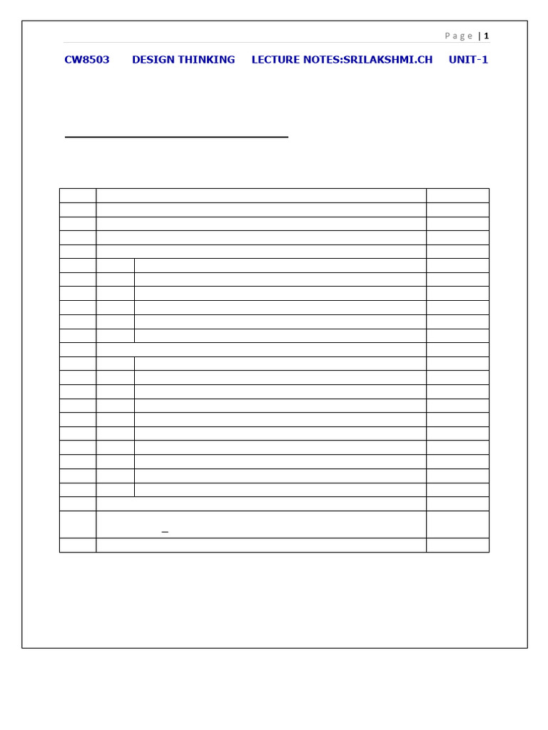 Unit 1 Dt Merged | PDF | Design Thinking | Thought