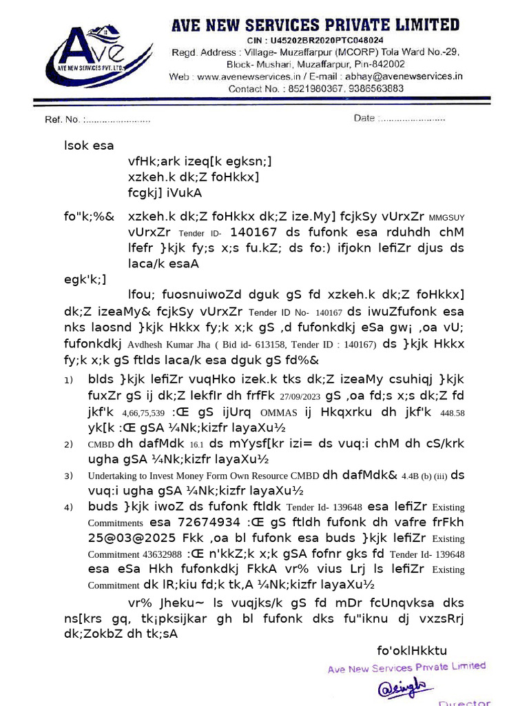 Abhay Ji Letter | PDF