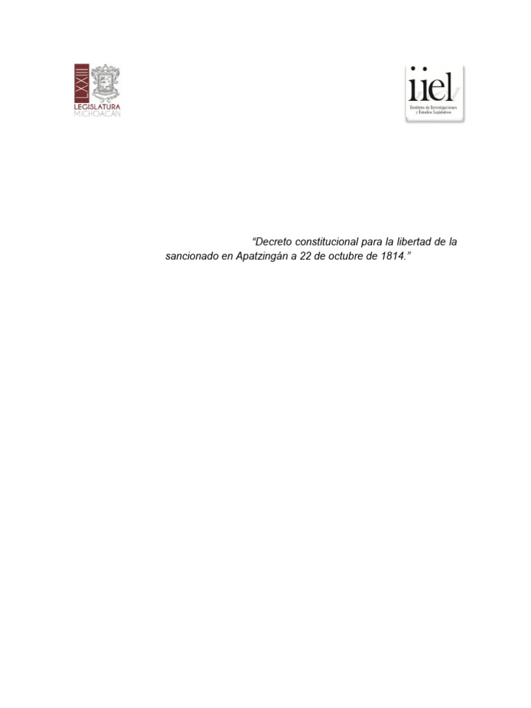 Reseña Histórica Constitución de 1814 | PDF | Folklore Mexicano | México