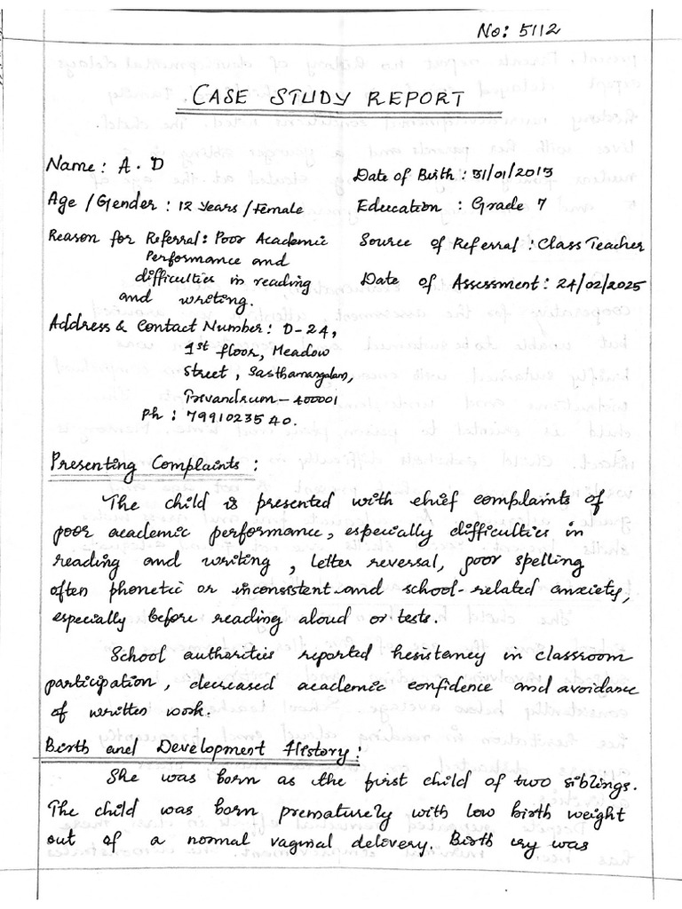 Case Study Report-Project | PDF