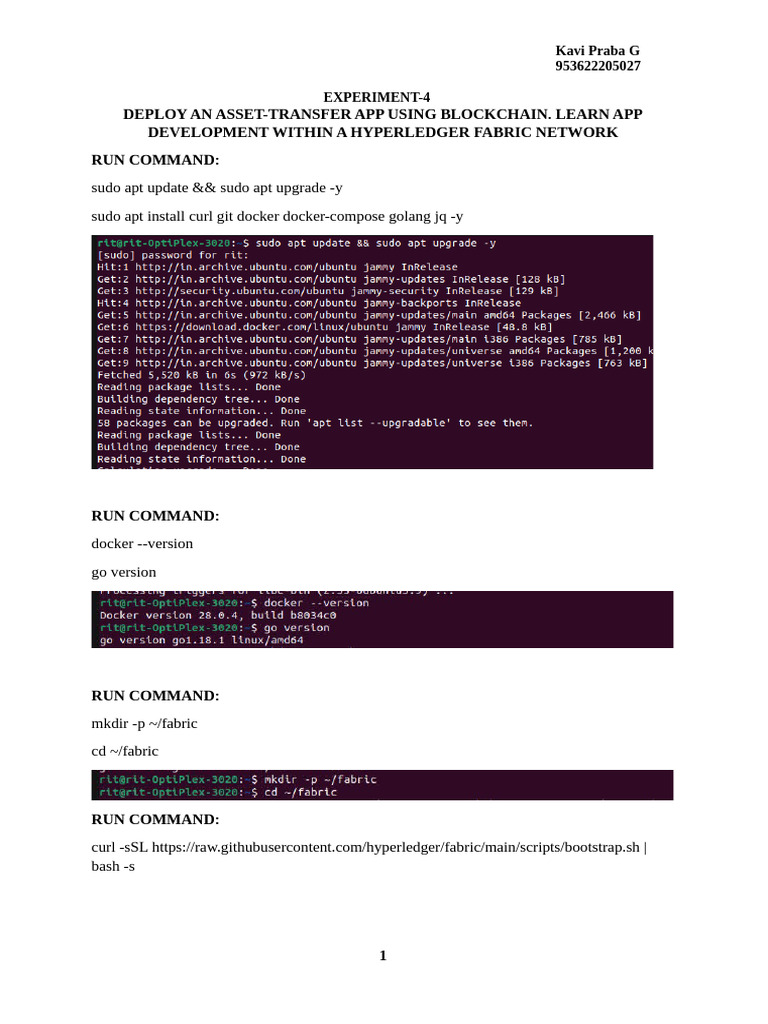Experiment-4 (Cryptocurrency and Blockchain Technologies) | PDF | Software Engineering ...