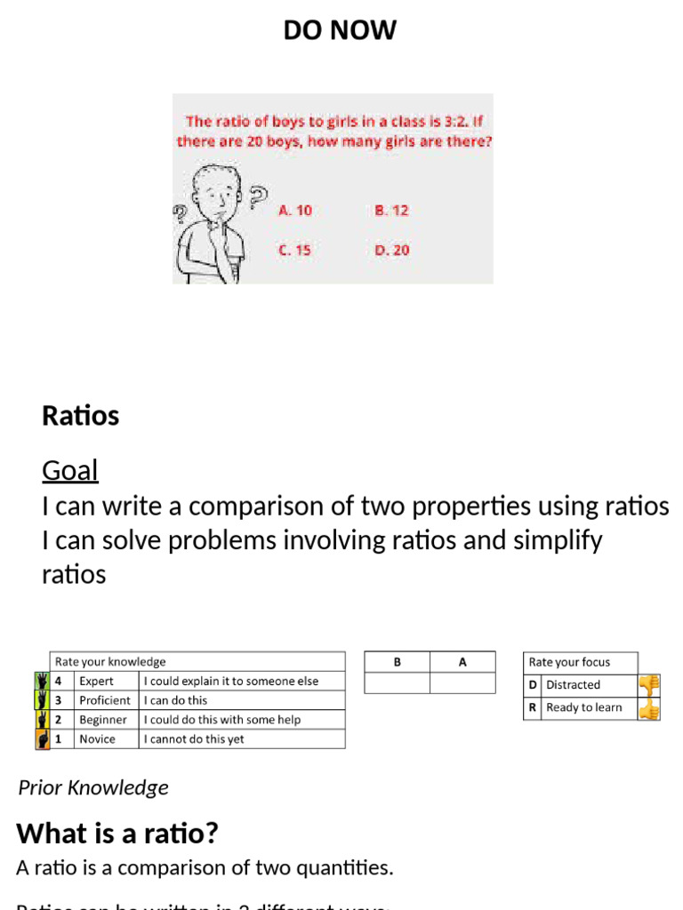 Simplifying and Comparing Ratios | PDF