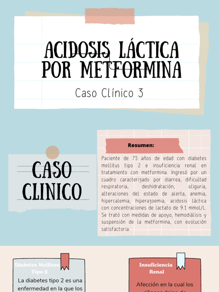 Acidosis Lactica 1 | PDF | Ácido láctico | Diabetes