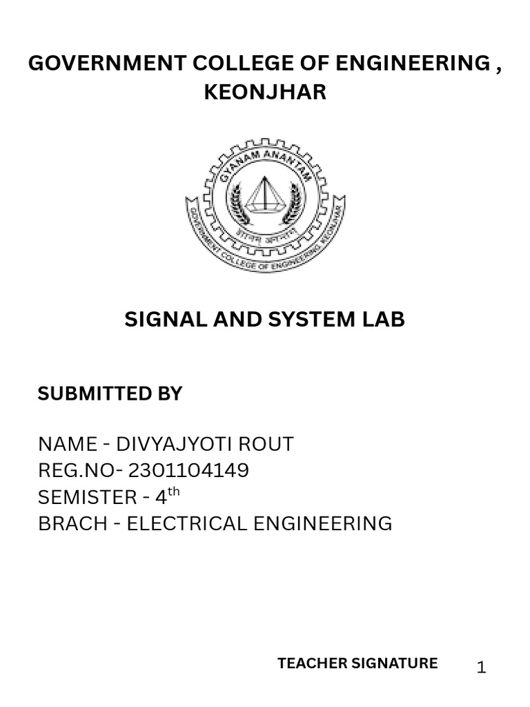Government College of Engineering, Keonjhar | PDF