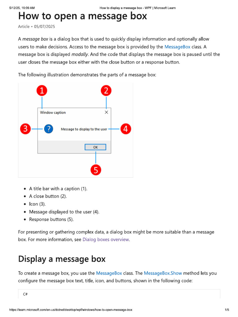 Openmessage WPF | PDF
