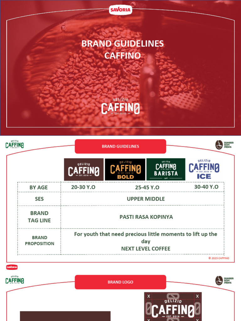 Brand Guidelines Caffino | PDF | Psychophysics | Image Processing