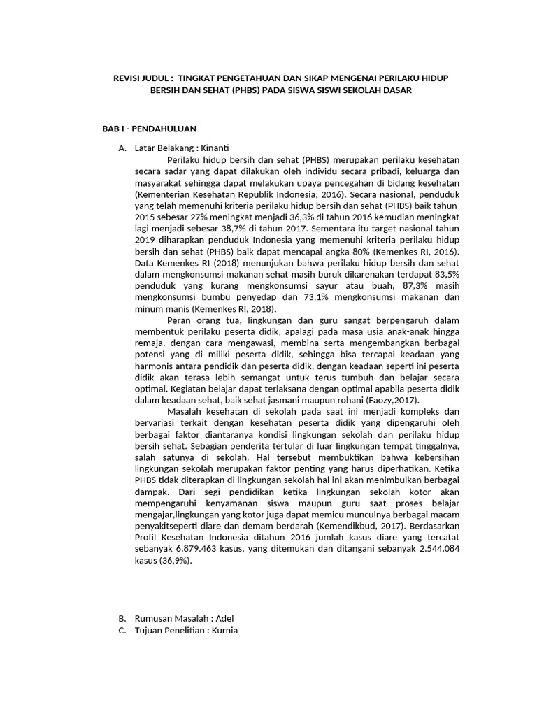 Kerangka Dan Pembagian Penelitian Ikk | PDF