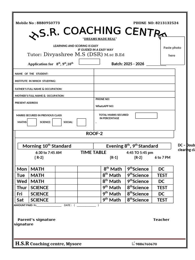 8th 9th 10th application | PDF