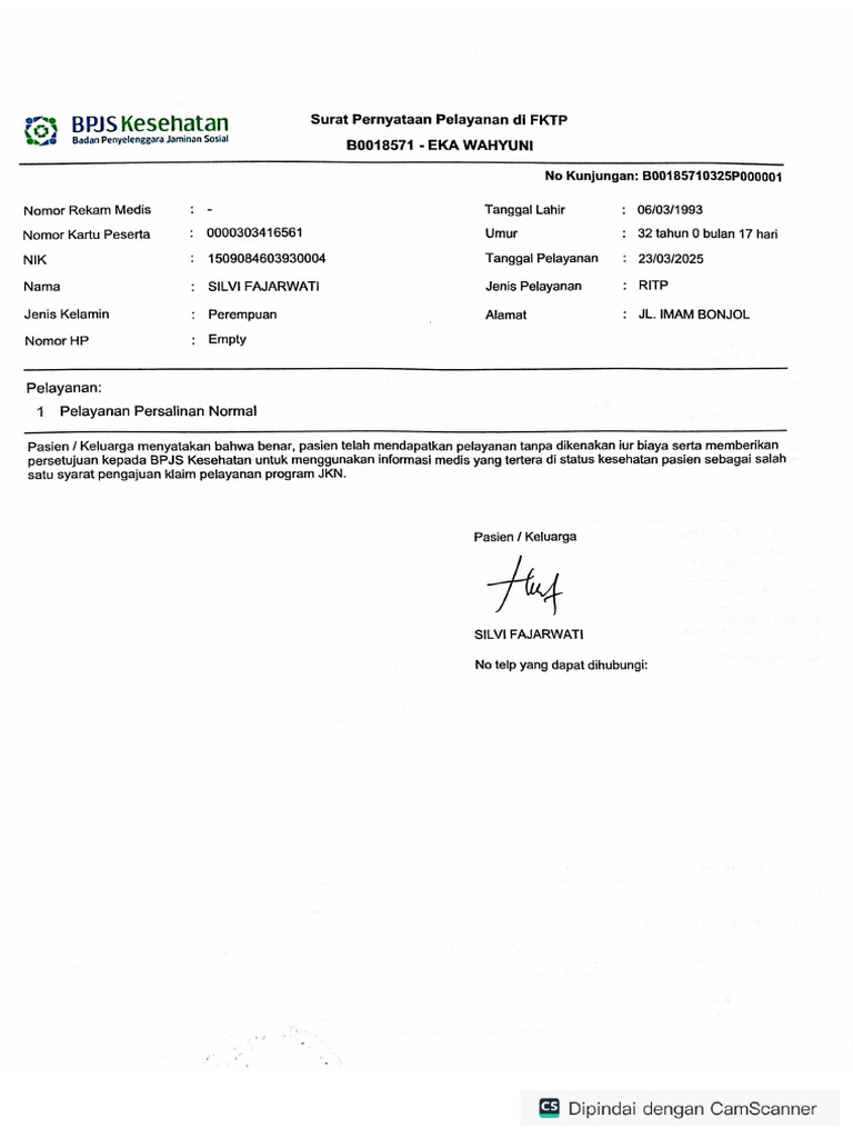 Persalinan Silvi | PDF