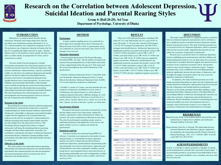 Group 4 | PDF | Major Depressive Disorder | Disability