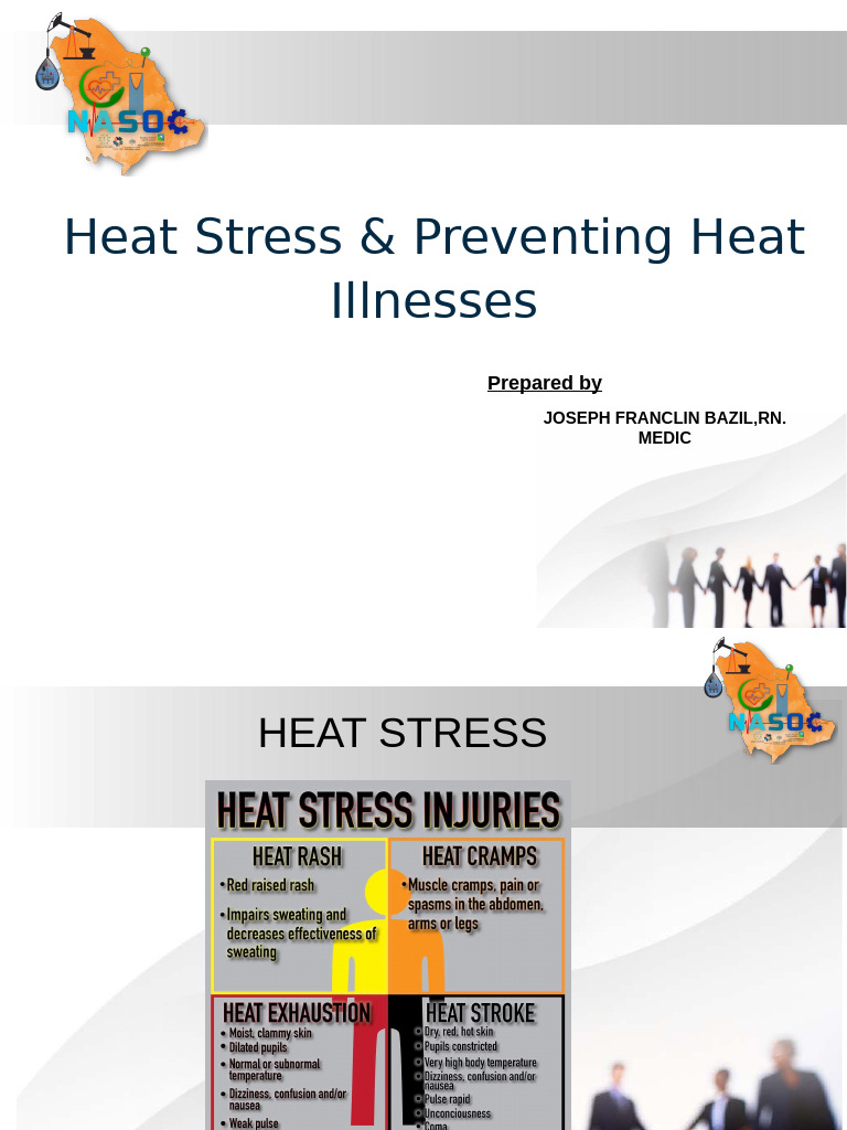 Powerpoint Heat Stress | PDF | Hyperthermia | Perspiration